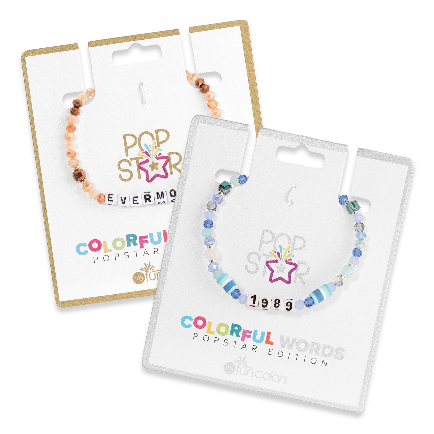 Colorful Words "Popstar" edition bracelets – My Fun Colors